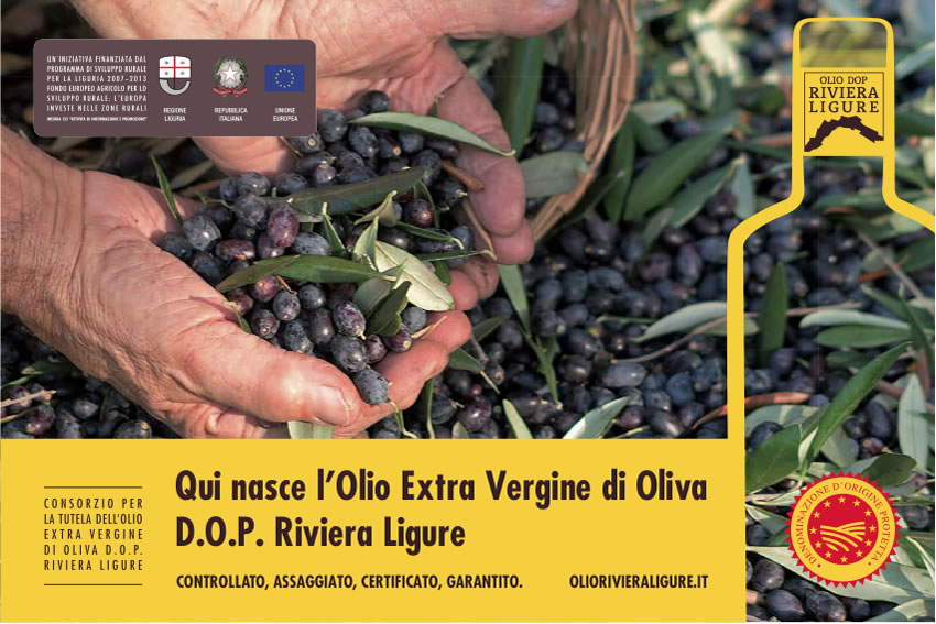 Pannelli segnaletici Olio DOP Riviera Ligure nei comuni della Regione ...